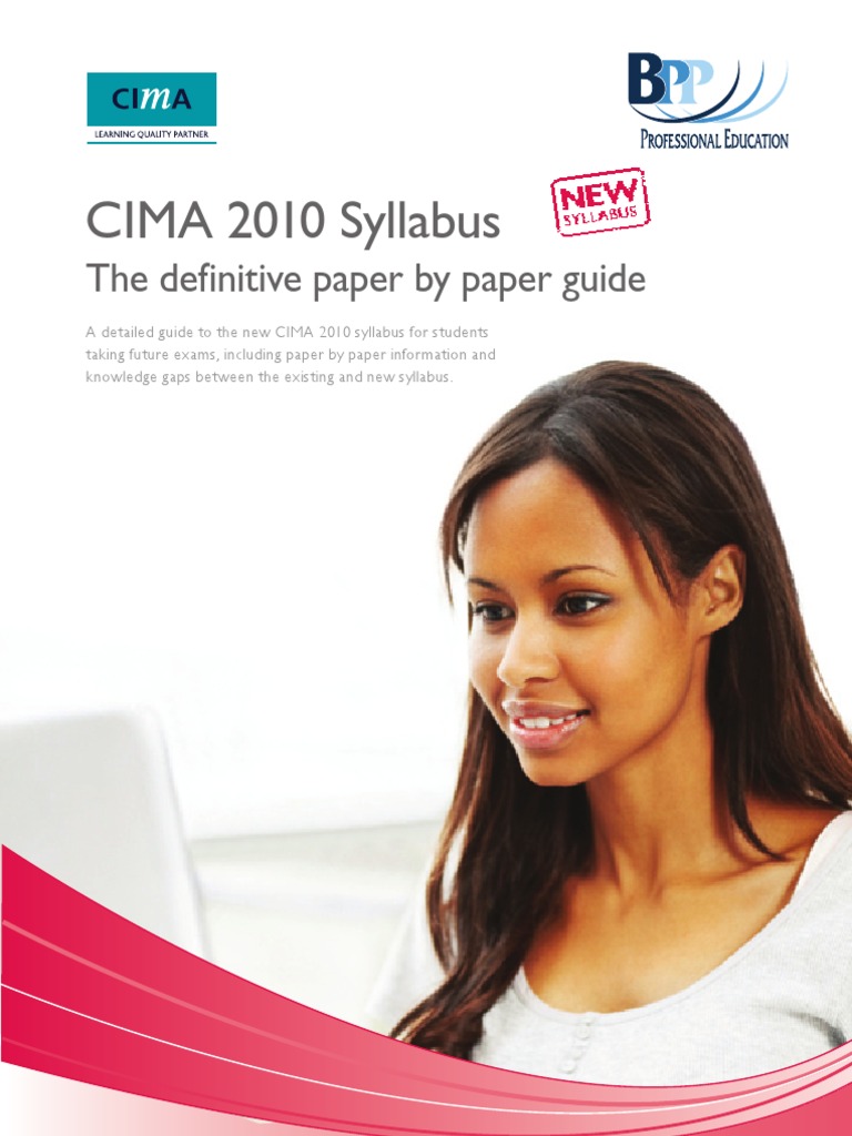 CIMA 2010 Syllabus: The Definitive Paper by Paper Guide | PDF ...