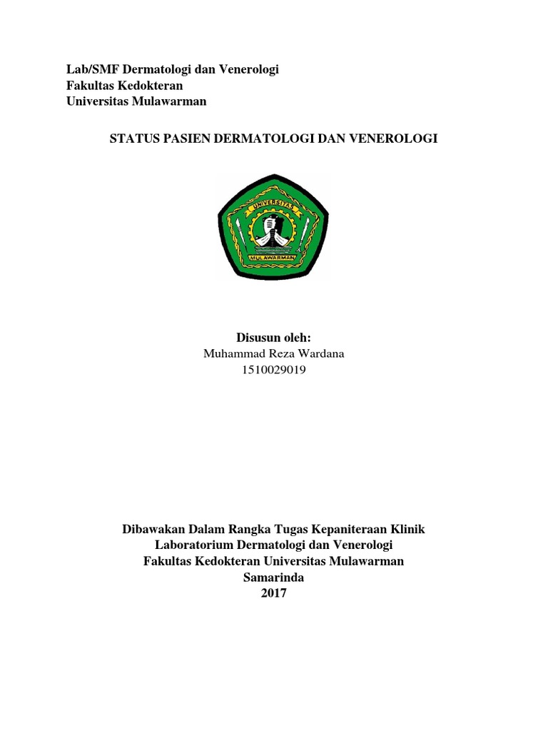 Status Pasien Dermatologi Unmul | PDF