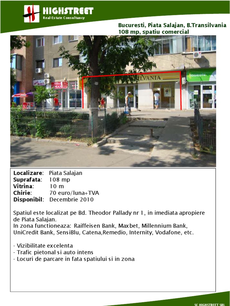 Bucuresti Piata Salajan, Banca Transilvania 108 MP | PDF