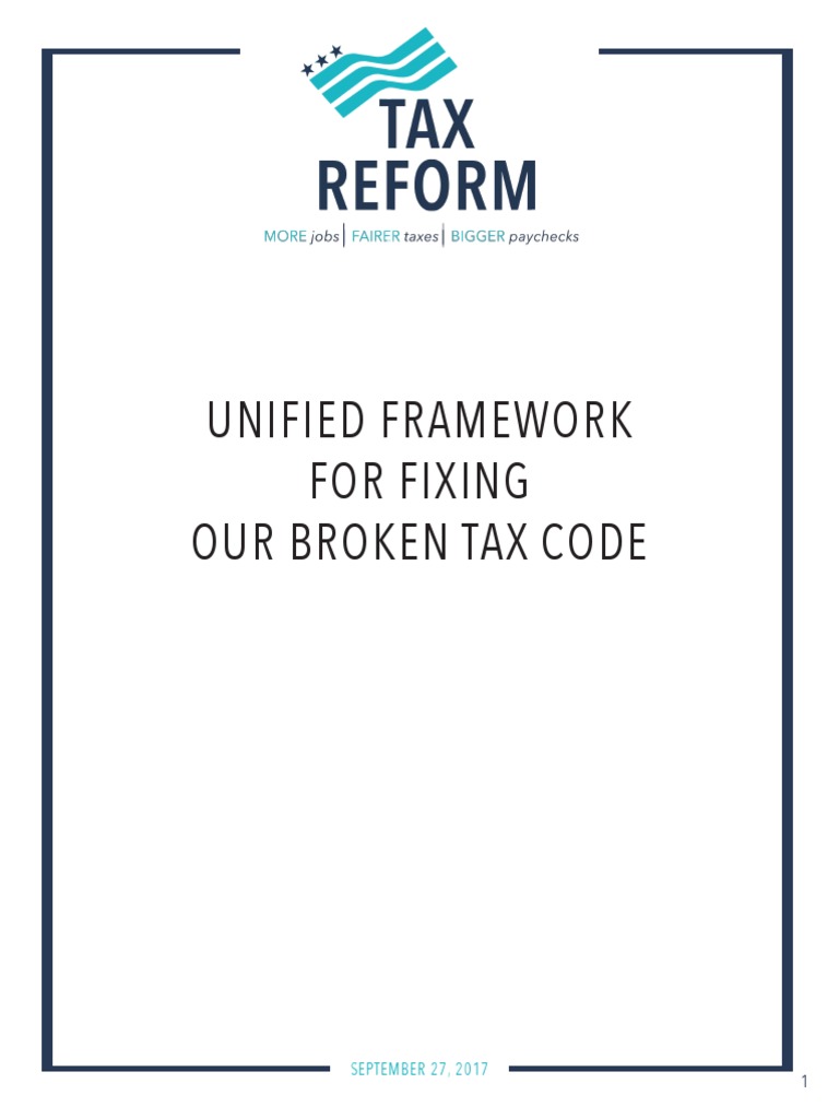 Tax Framework Plan | PDF | Tax Bracket | Expense