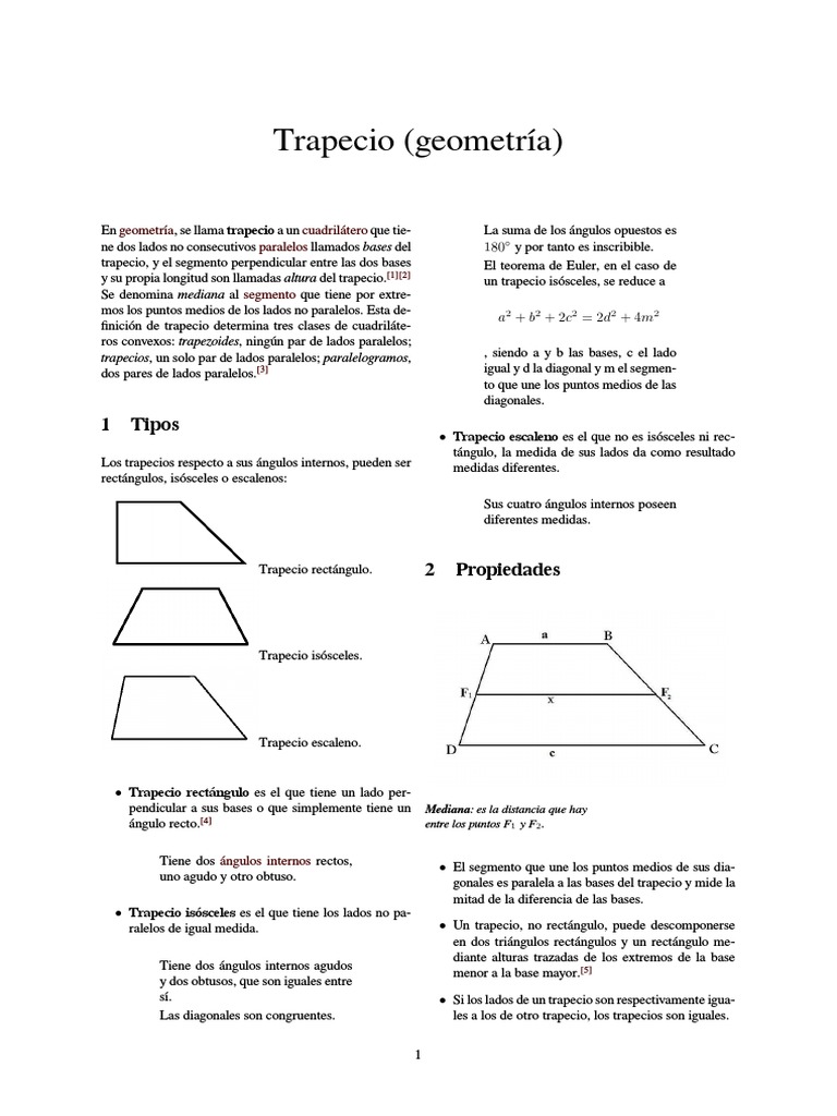 Trapecio (geometría).pdf | Triángulo | Rectángulo