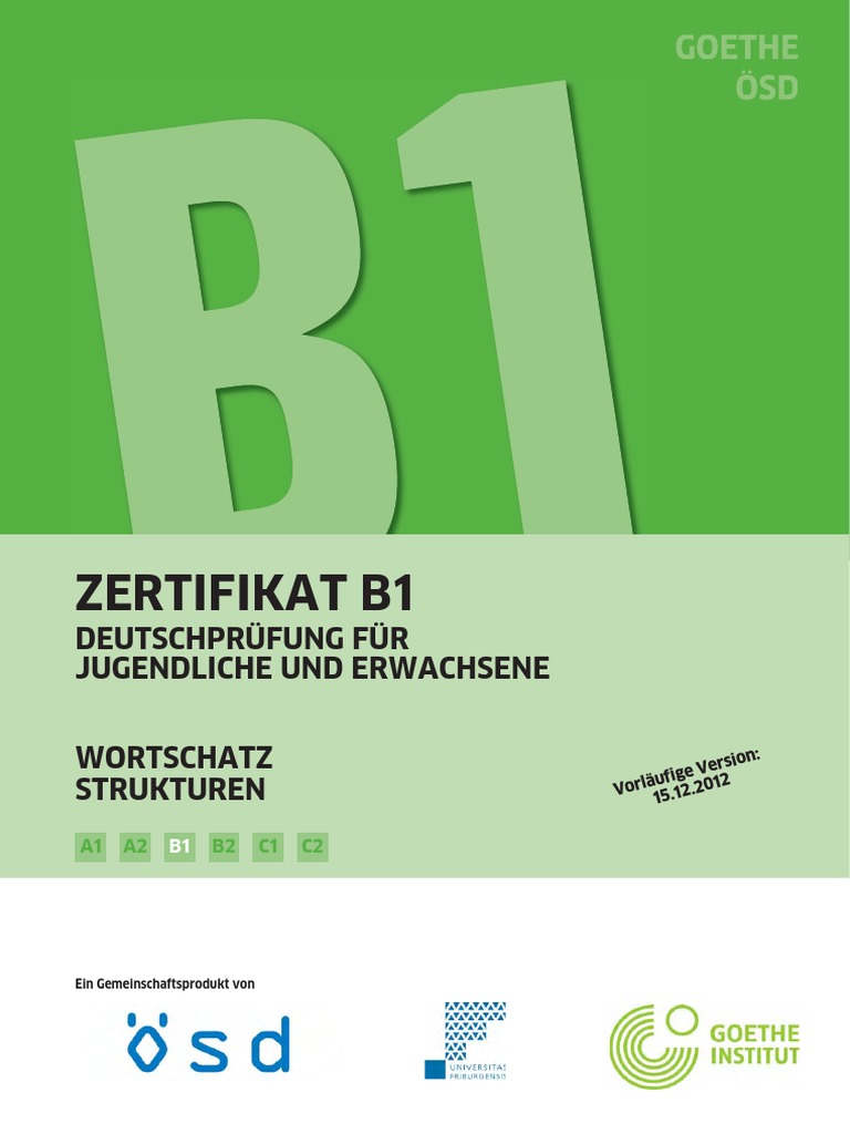 B1 Wortschatz PDF | PDF