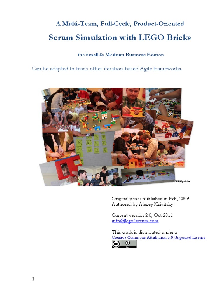 Scrum Simulation With LEGO Bricks v2.0 | PDF | Scrum (Software ...