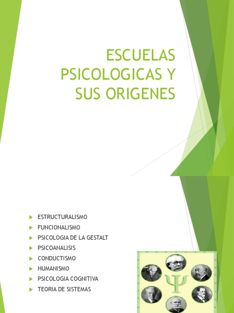 Escuelas Psicologicas | PDF | Sicología | Percepción