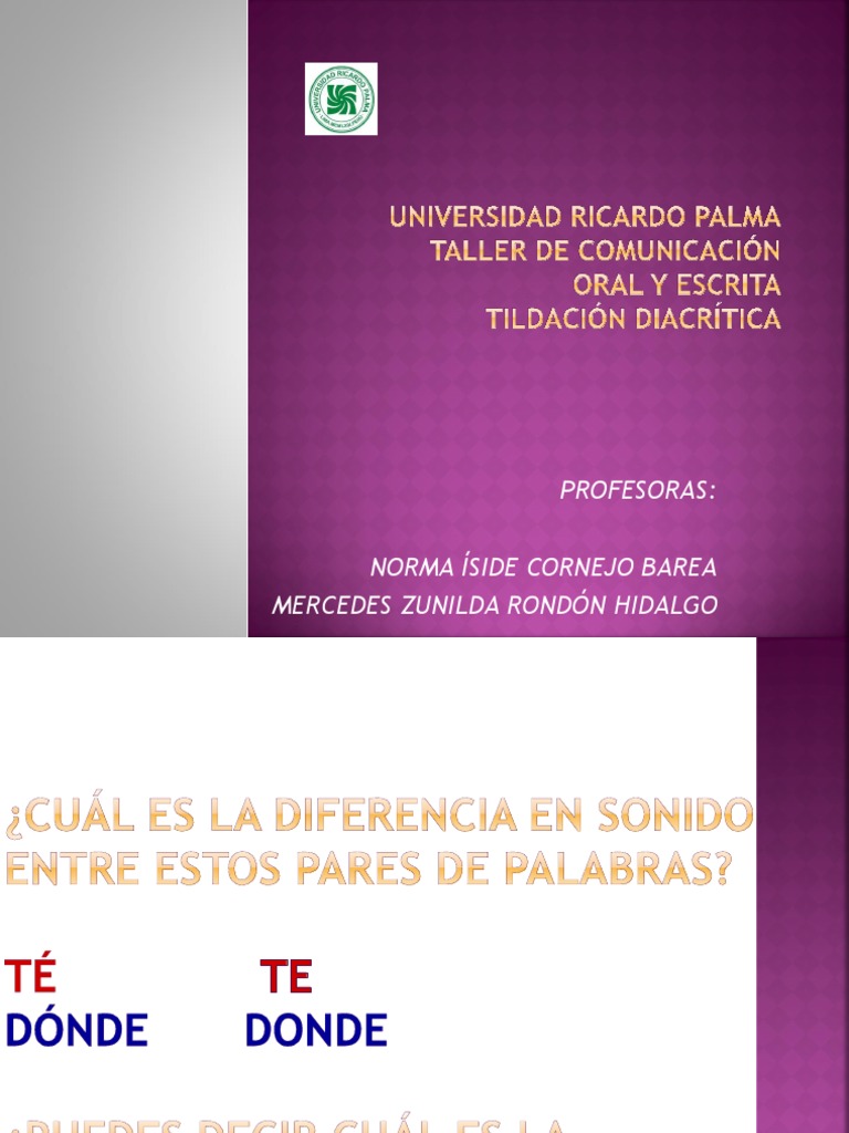 Monosílabos y Acentos Diacríticos | PDF