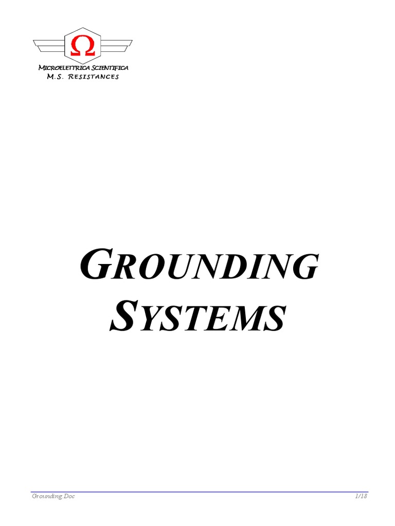 Grounding Systems PDF | PDF