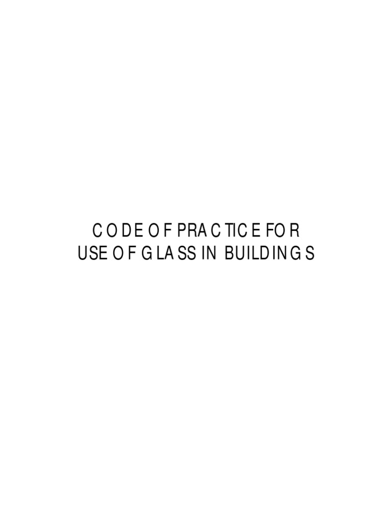 Glass Thickness Standard PDF | PDF