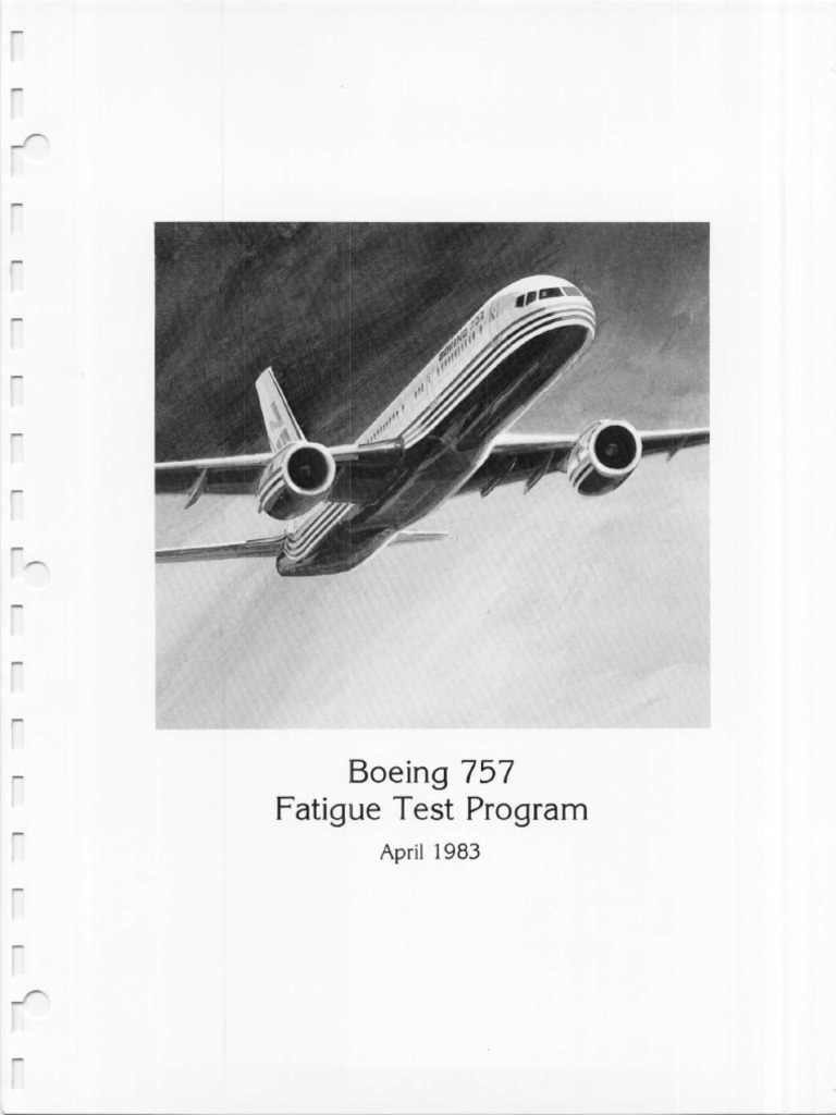 757 Full-Scale Fatigue Test Boeing | PDF | Flap (Aeronautics) | Landing ...