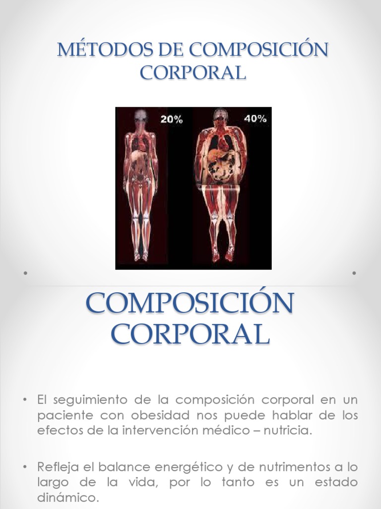Métodos de Composición Corporal | PDF | Tejido adiposo | Obesidad