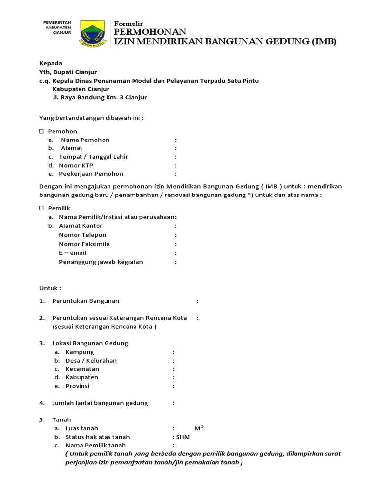 IMB Form | PDF