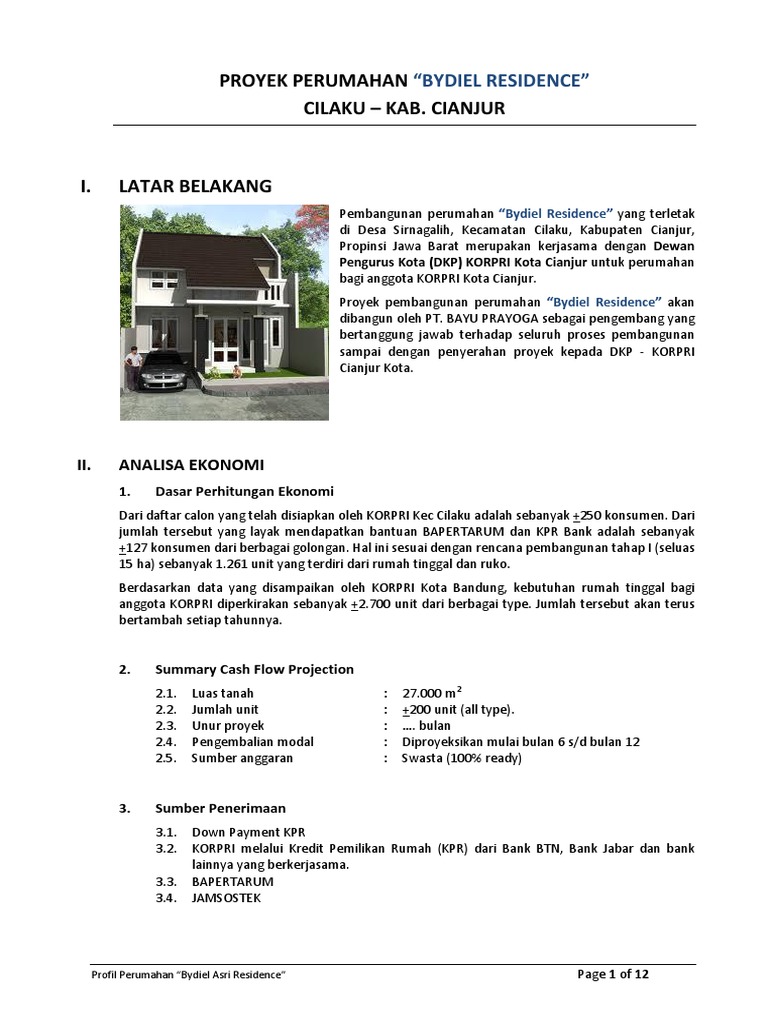 Proposal Perumahan BP | PDF