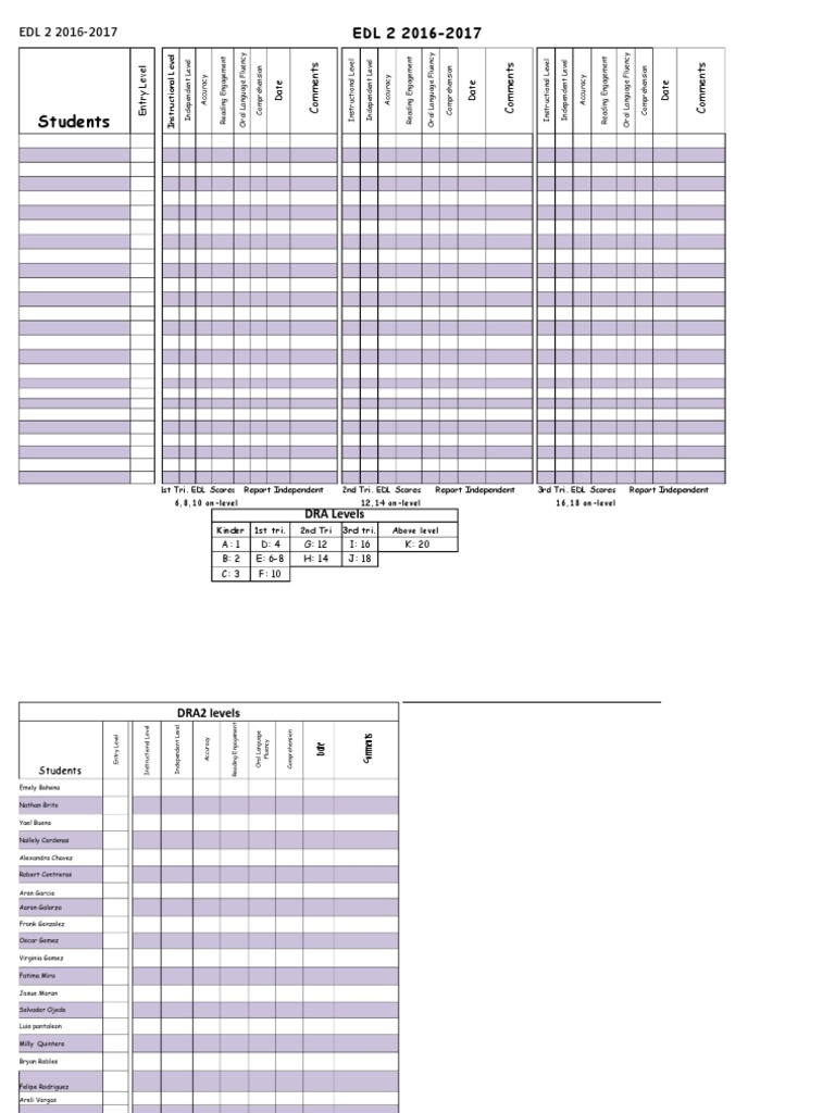 Dra Record Sheet Dra2 | PDF | Languages