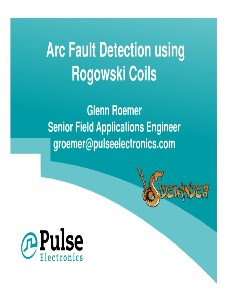 Arc Fault Detection Using Rogowski Coils | PDF | Inductor | Alternating Current