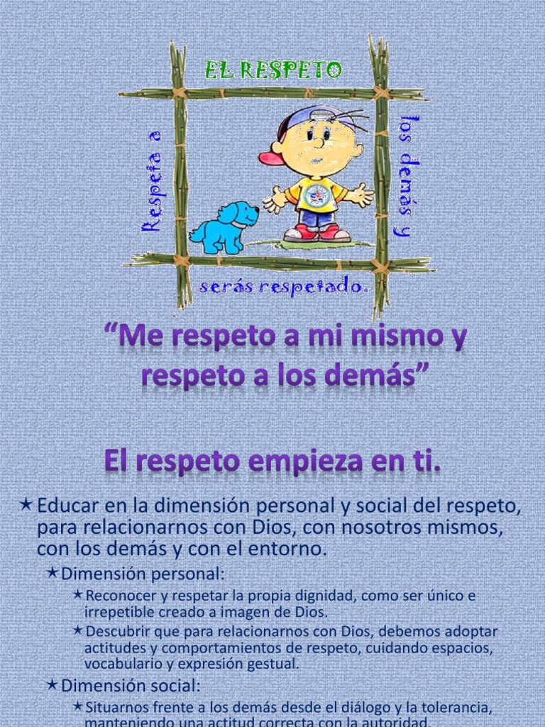 Me Respeto A Mi Mismo y Respeto Colegio Senda 20012 2013 | Descargar ...