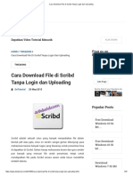 Cara Download Scribd Gratis | PDF