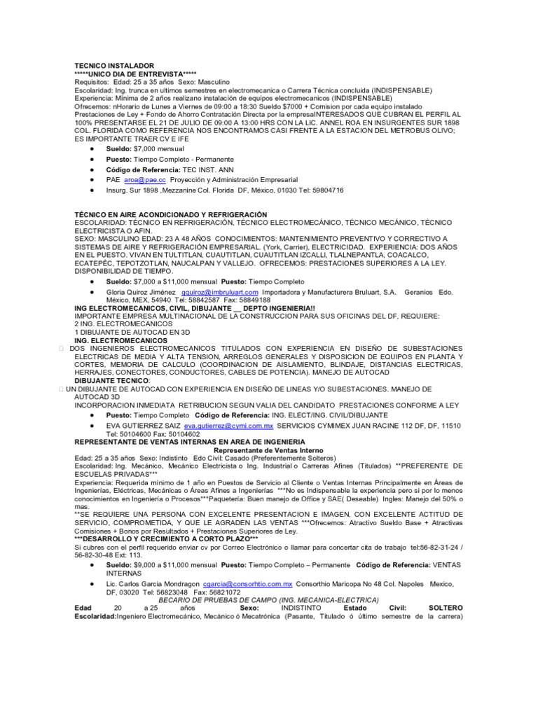 Tecnico Instalador | PDF | Ciencia y Tecnología | Ingeniería