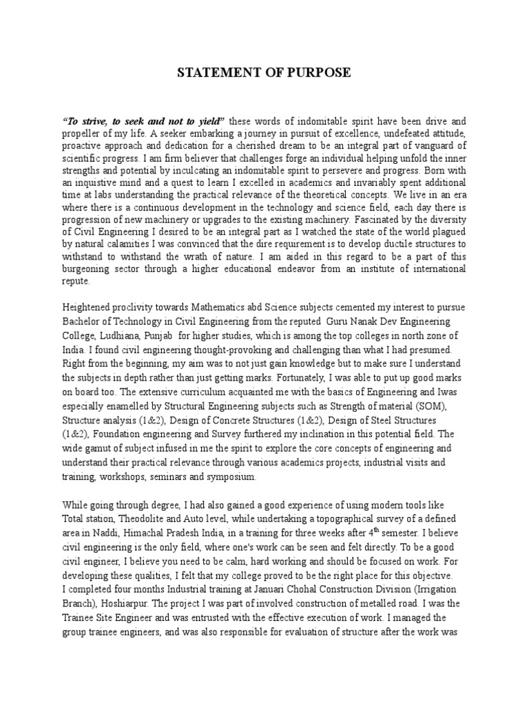 Final SOP Windsor | PDF | Engineering | Civil Engineering