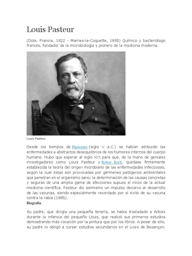 Louis Pasteur