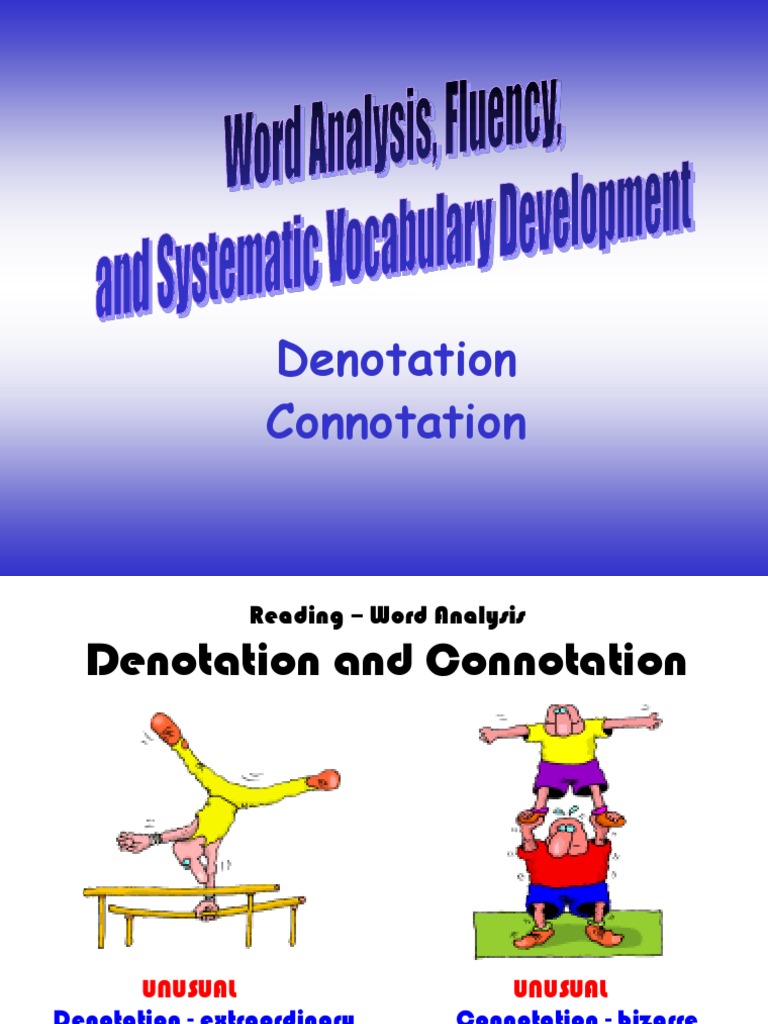 Denotation and Connotation 130708060207 Phpapp02 | PDF | Connotation ...
