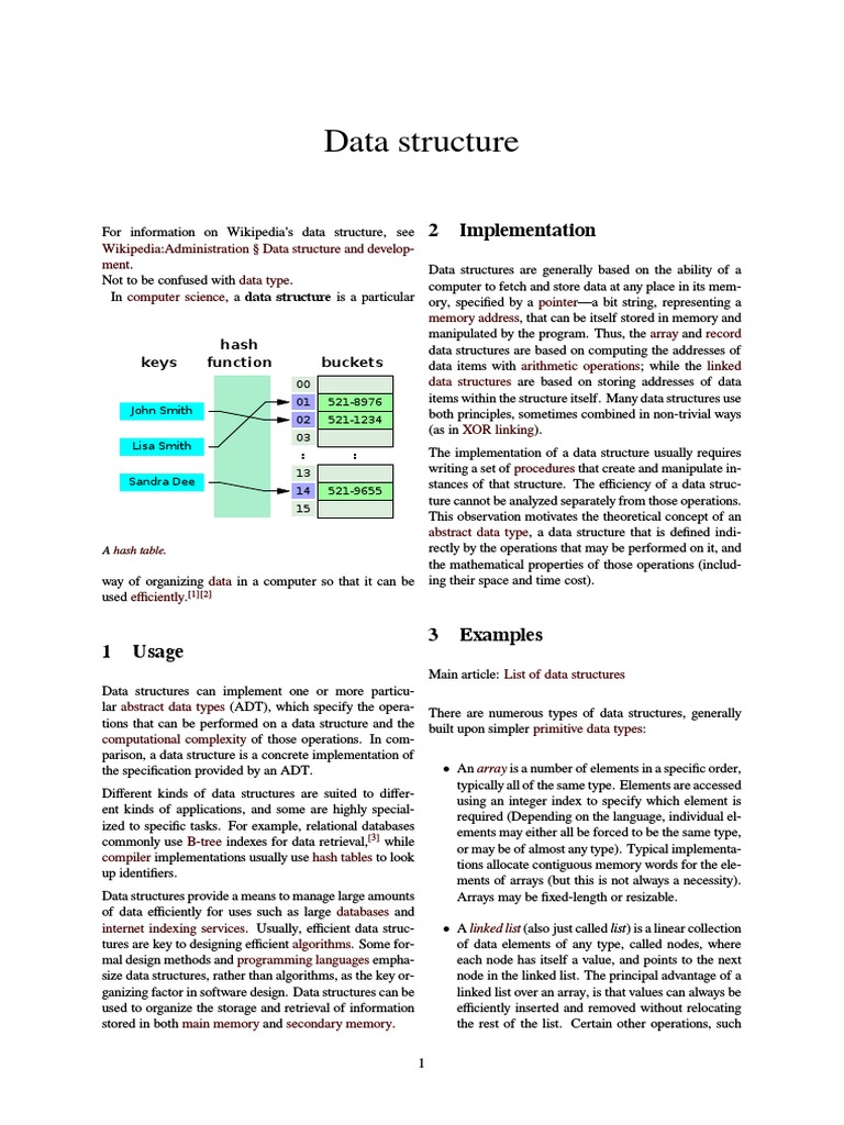 Data Structures Pdf Data Structure Data Type