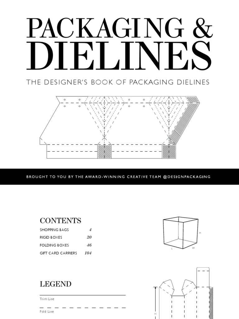 Packaging Dielines Free Book Design Packaging Thedieline PDF | PDF