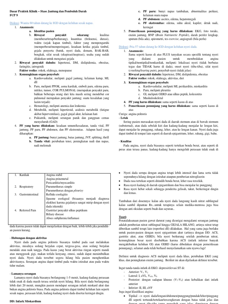 Perbedaan Stemi Dan Nstemi | PDF