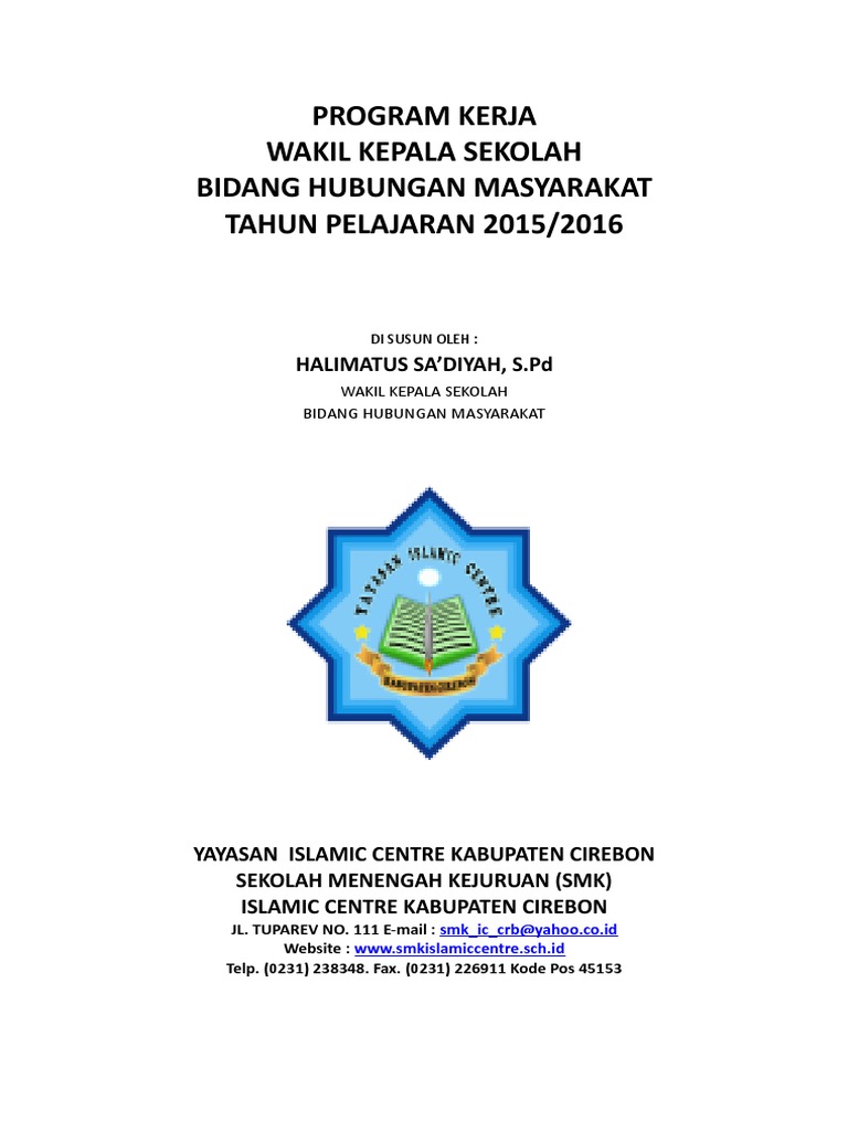 Cover PROGRAM KERJA.doc