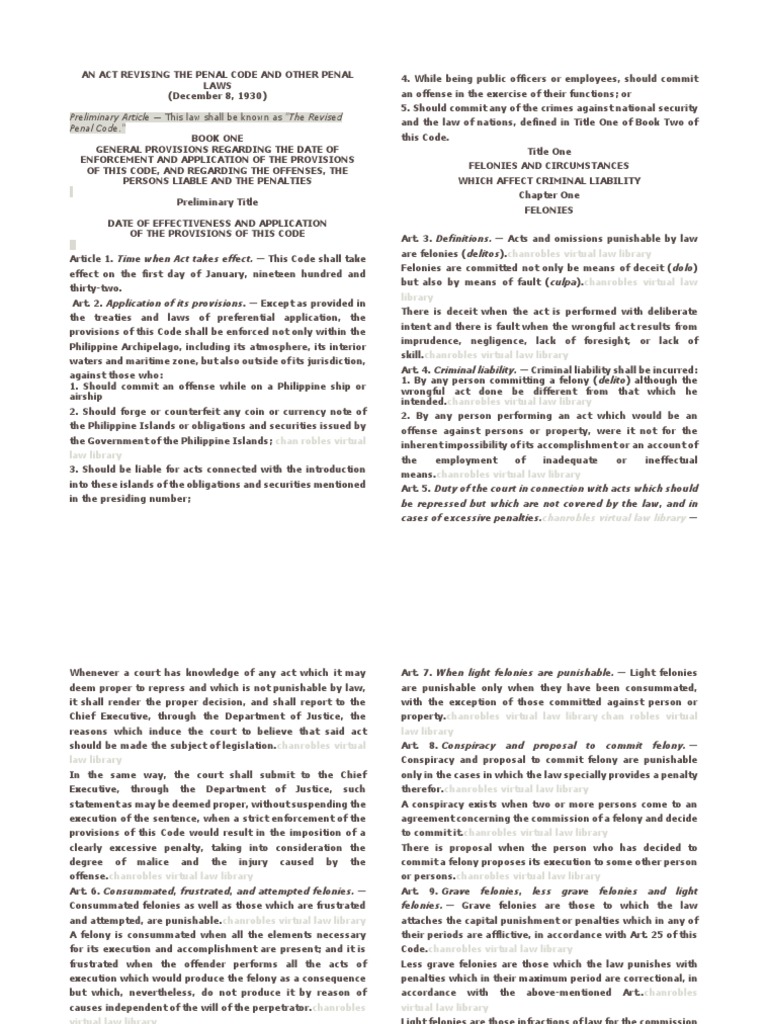 Codal RPC Book One | PDF | Crime & Violence | Crime Thriller