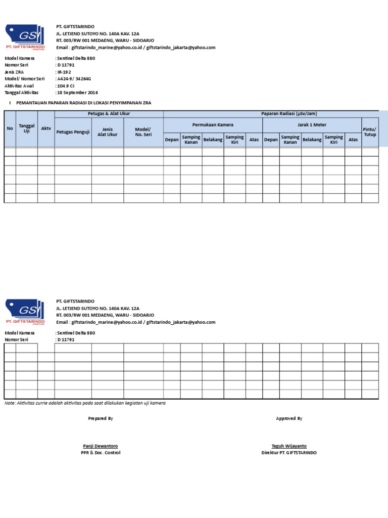 Logbook Pemantauan | PDF