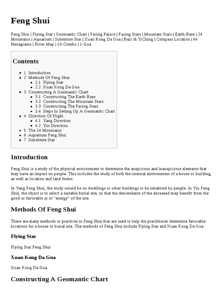 24 Mountains | PDF | Feng Shui | Classical Chinese Philosophy