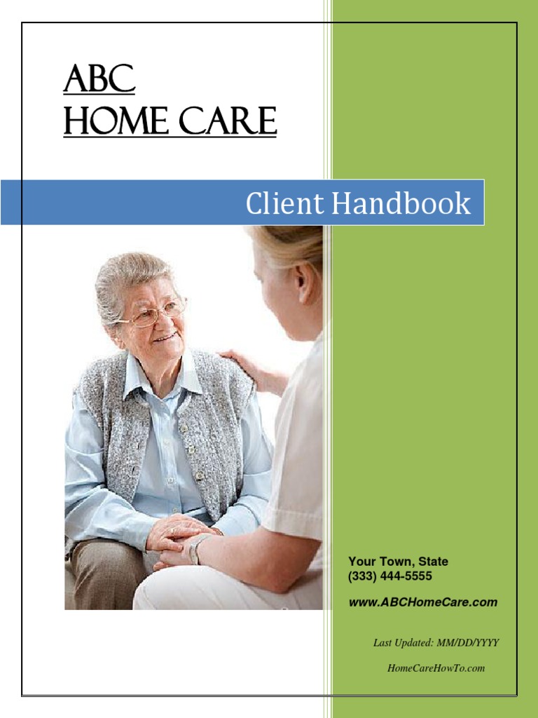 Client Handbook | PDF | Home Care | Caregiver