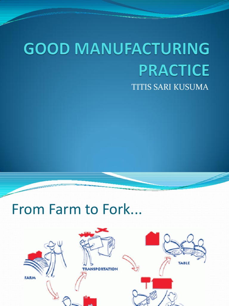 Good Manufacturing Practice PDF | PDF