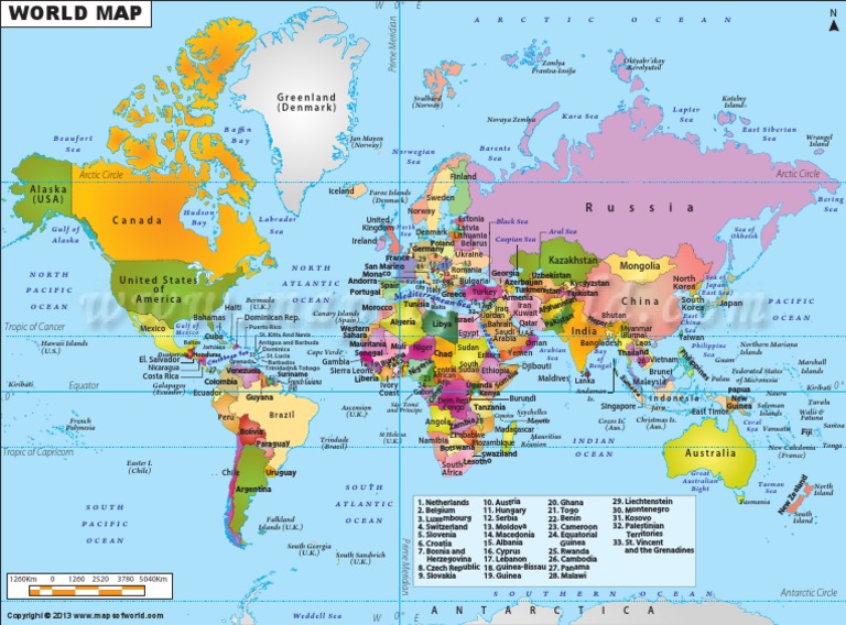 World Map PDF | PDF