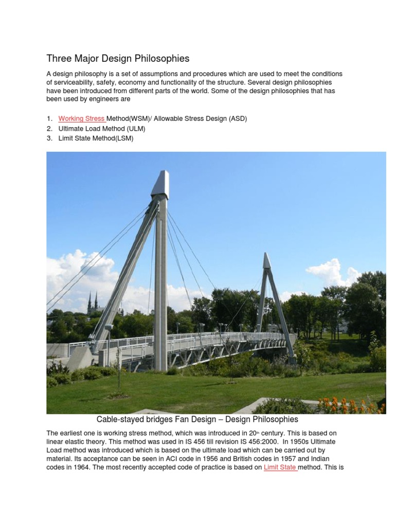 Three Major Design Philosophies | PDF | Strength Of Materials | Stress ...