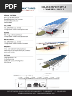 Fixed Solar Mounting Structure Drawing | PDF | Equipment