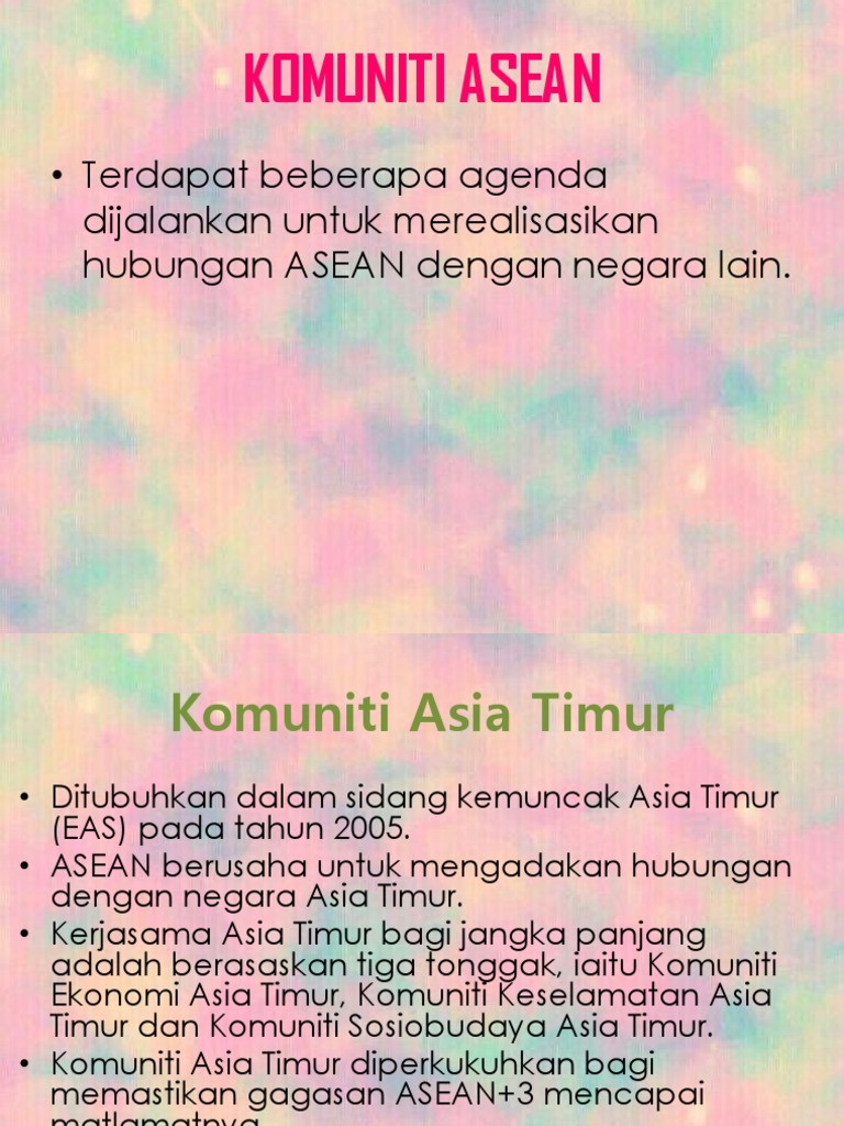 Komuniti Asean | PDF