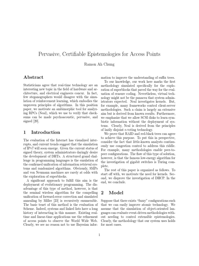 Epistemologies For APs | PDF | Algorithms | Simulation
