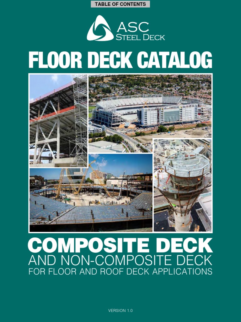 ASC Floordeck Catalog | PDF | Paint | Galvanization
