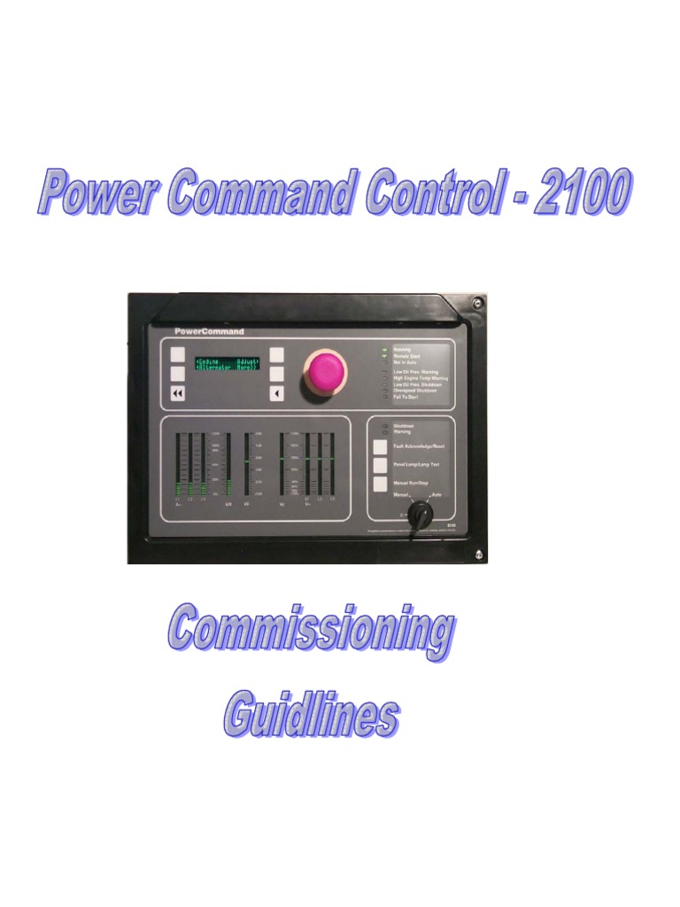 PCC 2100 Commissioning Guide Lines Rev2 6 | PDF | Relay | Battery Charger