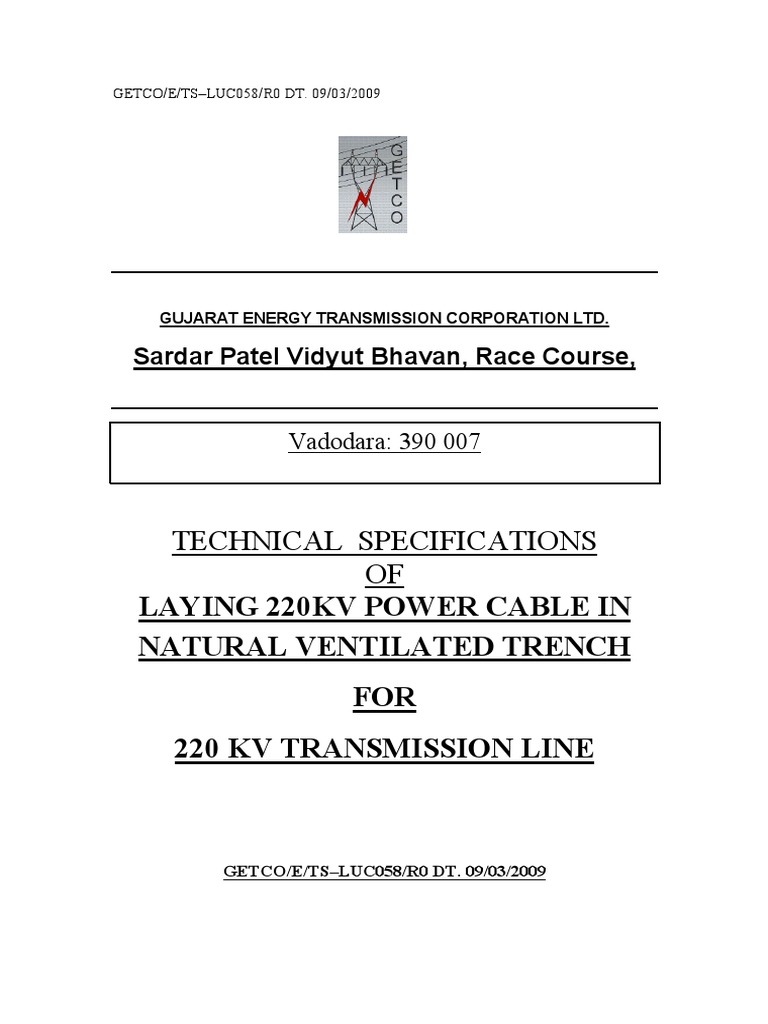 Cable Laying Method PDF | PDF
