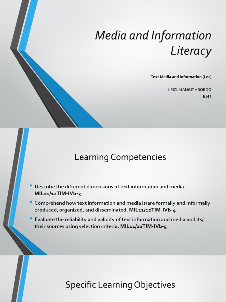 Text Media and Information (Lec) | PDF | Typefaces | Mass Media