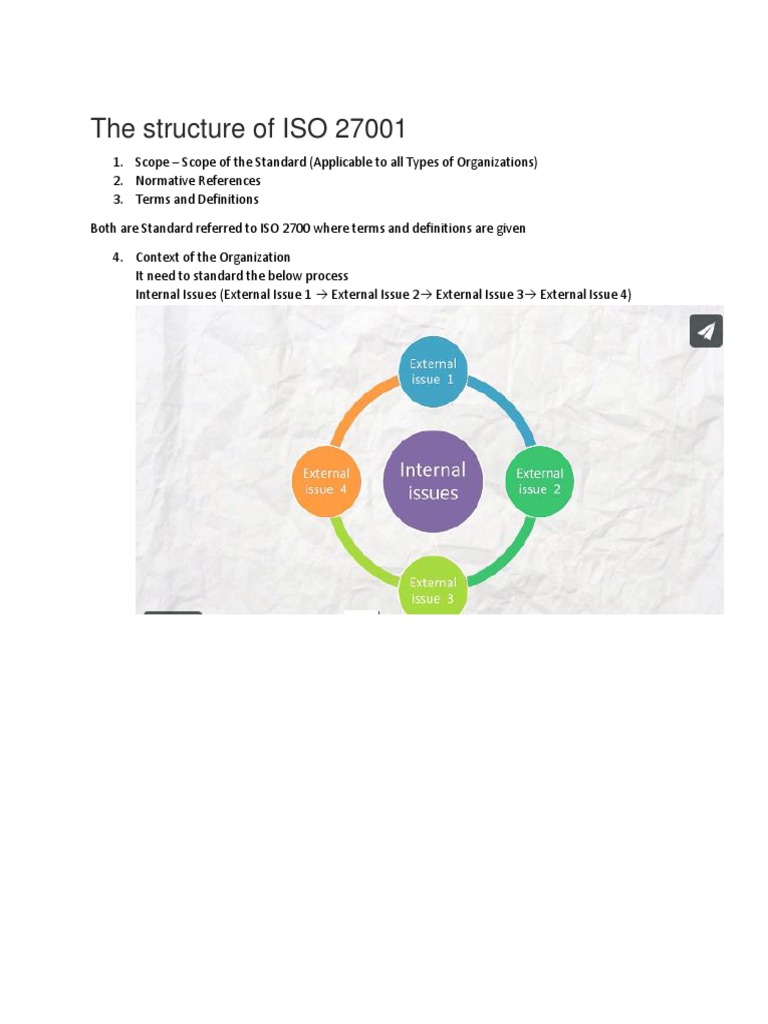The Structure of ISO 27001 | PDF | Information Security | Computer Security