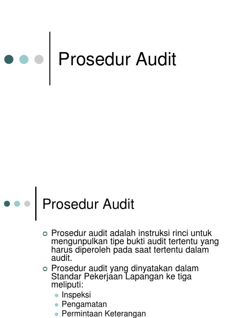 Prosedur Audit PDF | PDF
