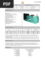 Cummins C900D5 Diesel Generator Data Sheet PDF | PDF | Diesel Engine ...