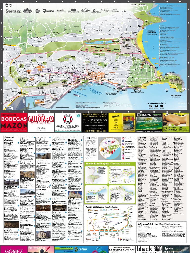 Mapa Turistico Santander | PDF