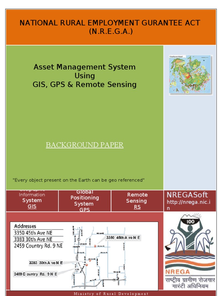 GIS-Based Asset Management for NREGA | PDF | Remote Sensing ...