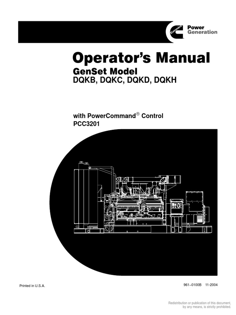 3201 Operators Manual PDF | PDF