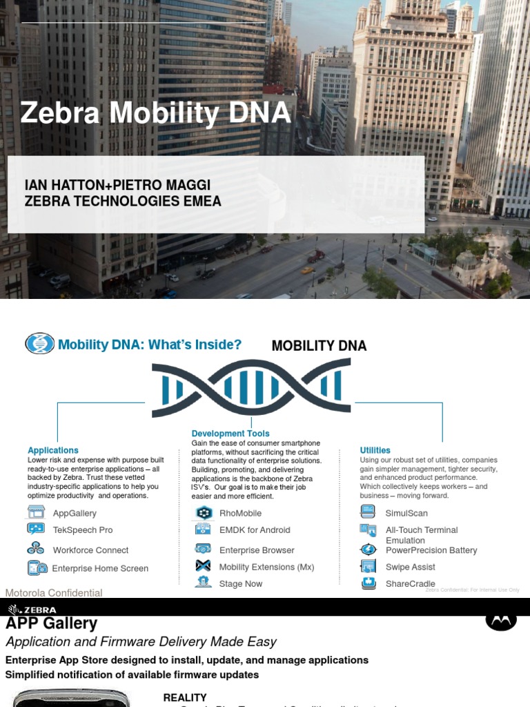 Mobility DNA - Zebra Added Value Q2 16 | PDF | Mobile App | Android ...