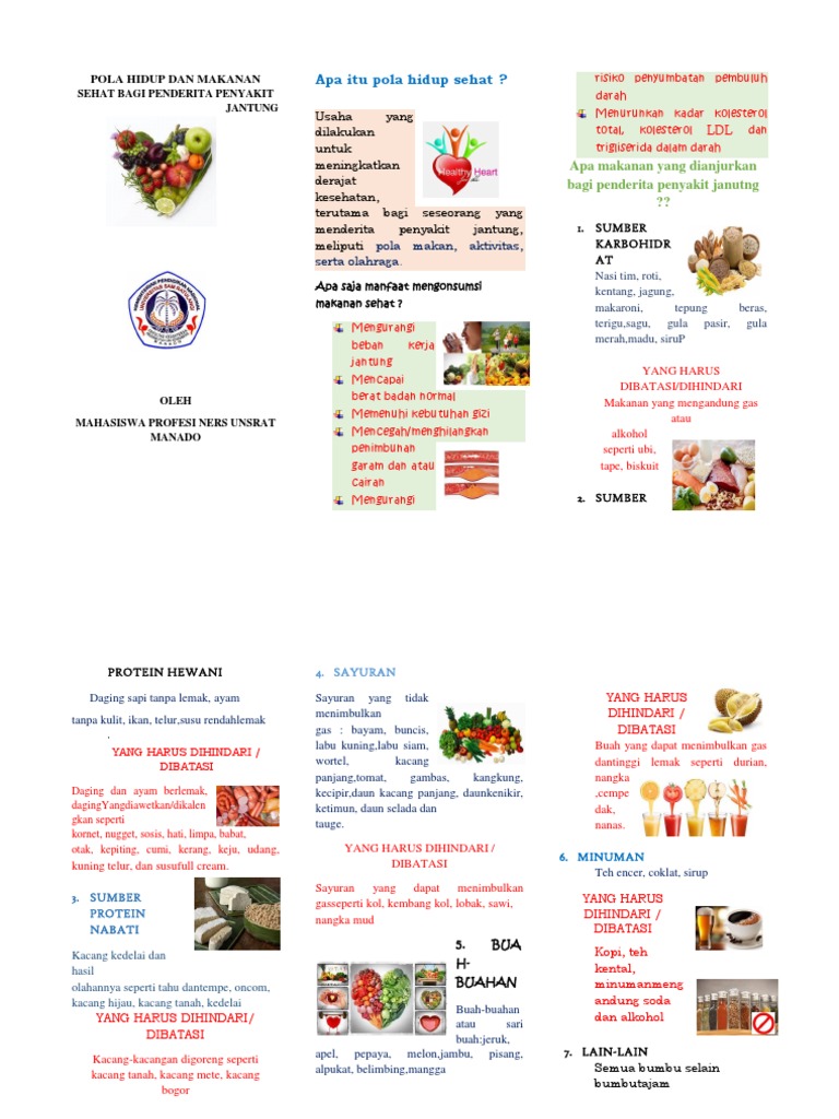 Leaflet Pola Hidup Sehat | PDF