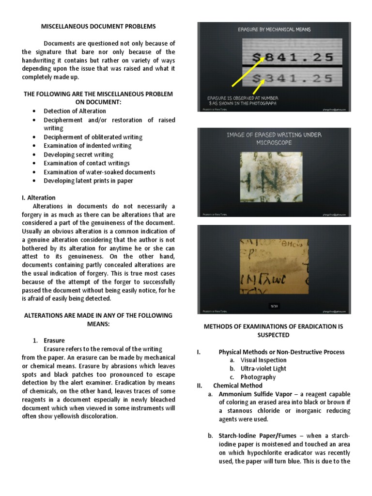 Miscellaneous Document Problems | PDF | Microscopy | Atoms